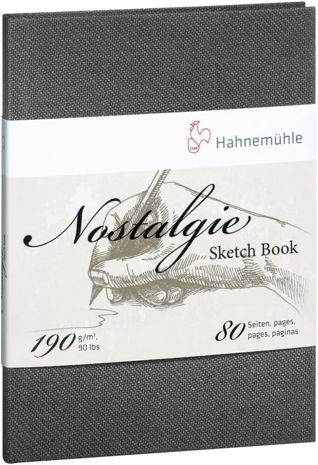 Nostalgie Sketch Book 190g/m², Drawing Notebook, A4, Portrait, 40 fls ...