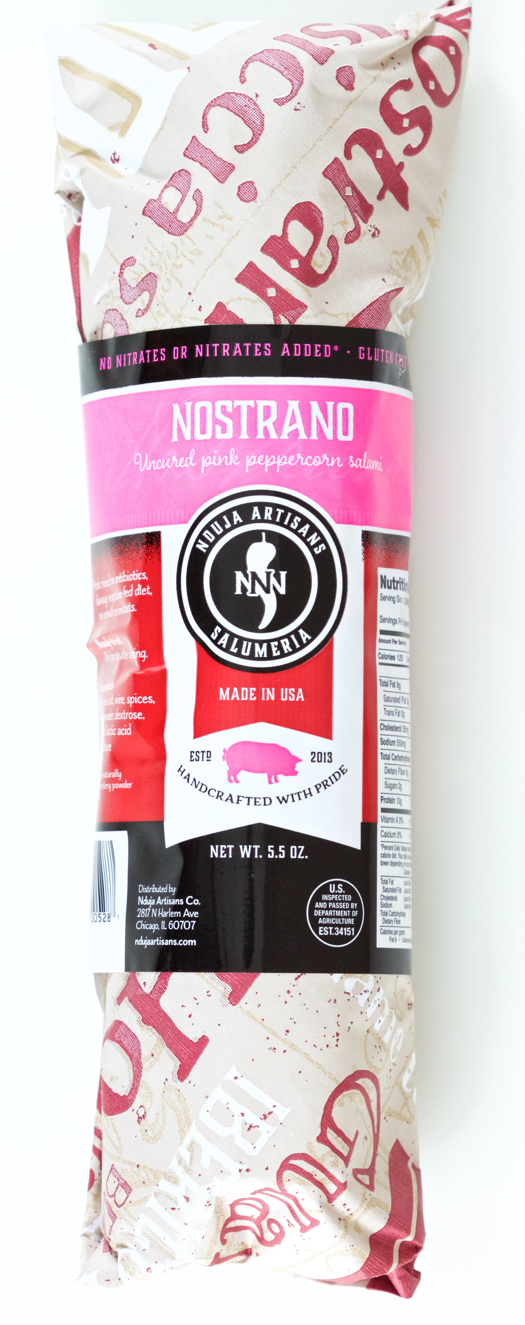 Nostrano (Pink pepper salami) - Walmart.com