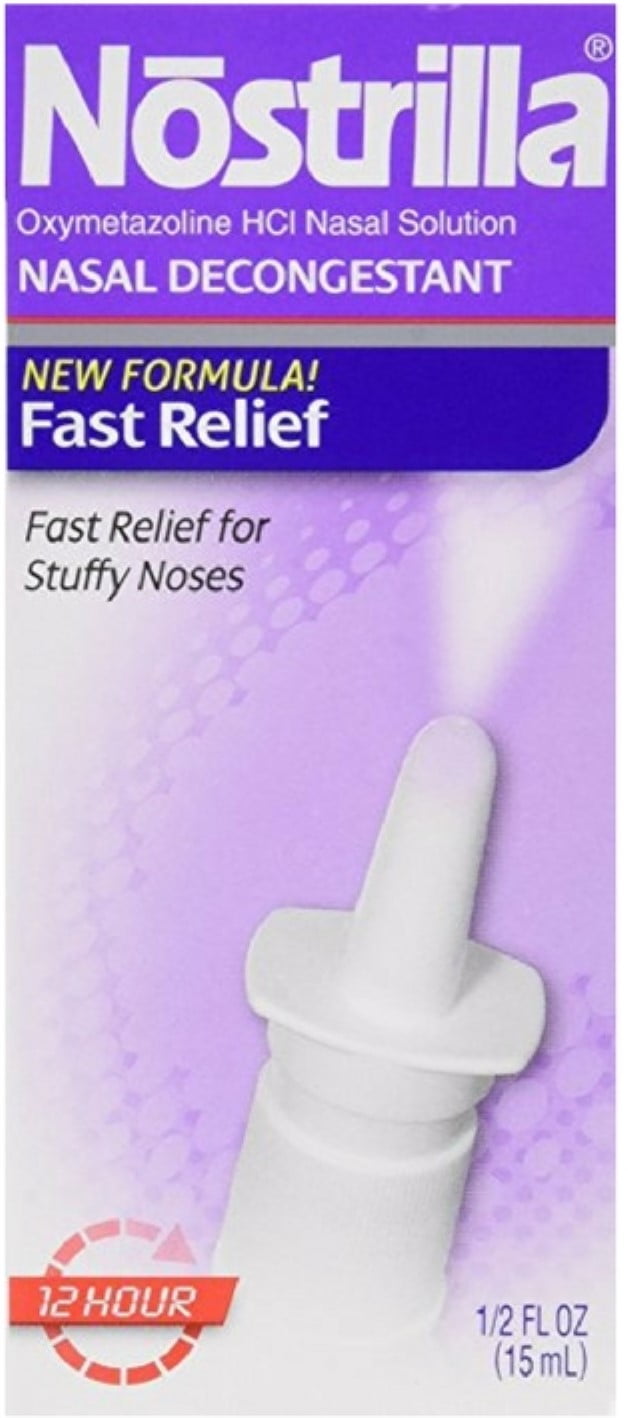 Nostrilla Nasal Decongestant Original Fast Relief 0.50 oz HSA/FSA ...
