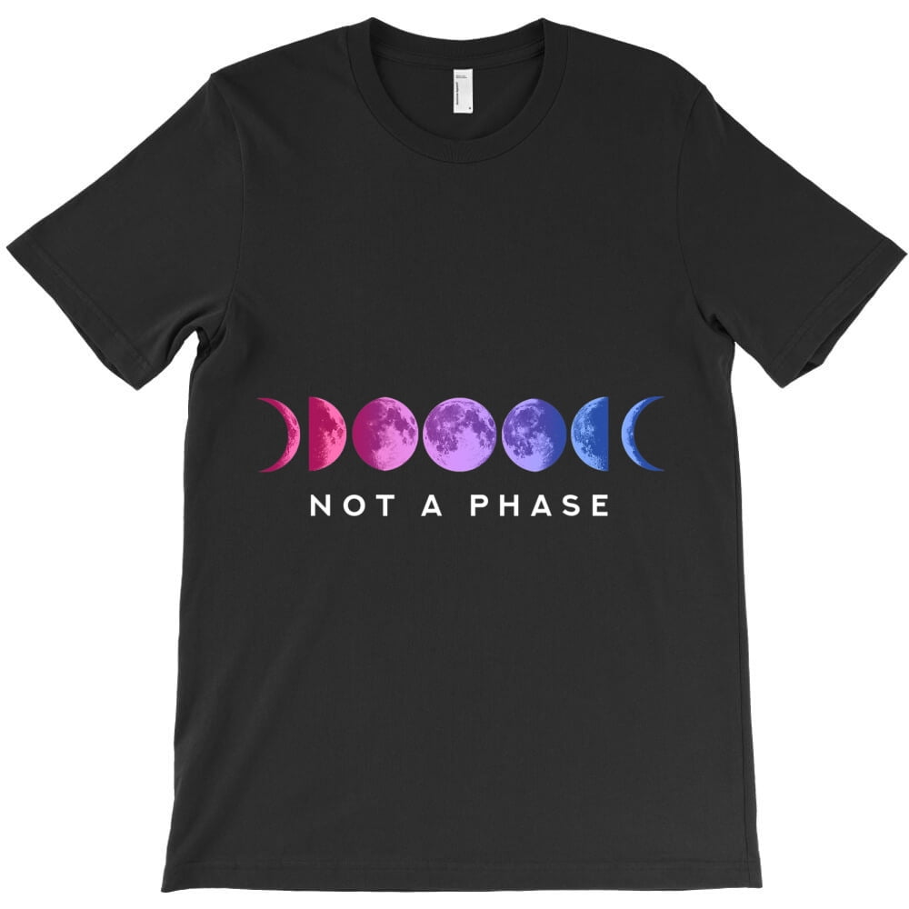 Not A Phase Moon LGBT Gay Pride Bisexual Themed for a Pride Month Ally ...