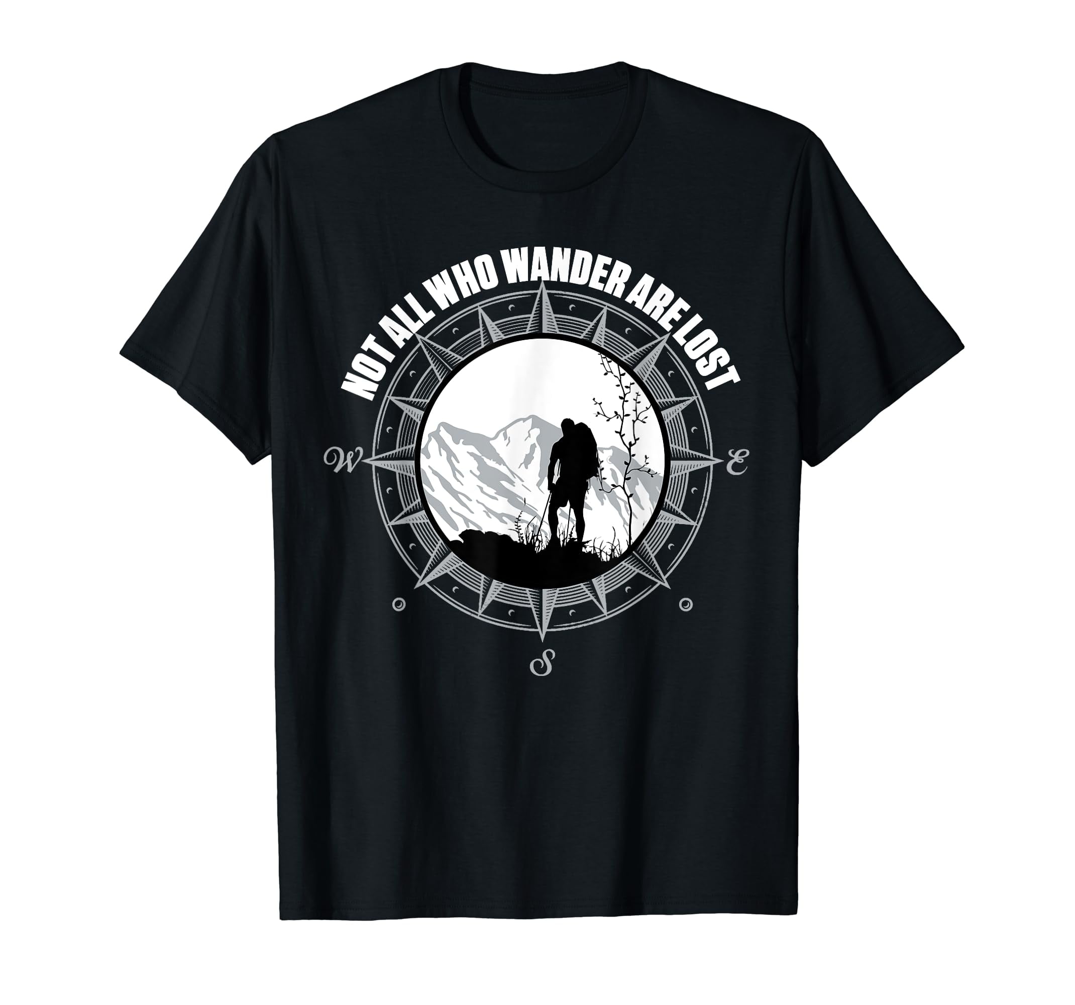 Not All Those Who Wander Are Lost Hiking Shirt - Walmart.com