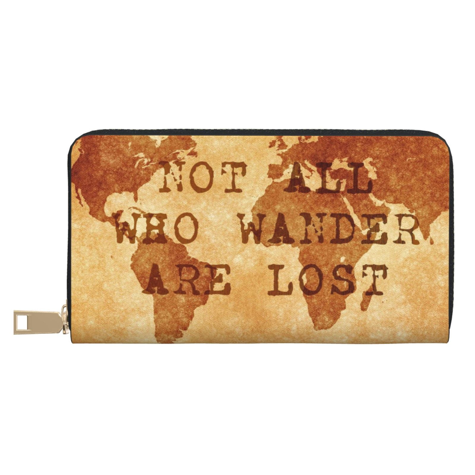 Not All Those Who Wander Are Lost2 Wallet Women, Leather Bifold Multi ...