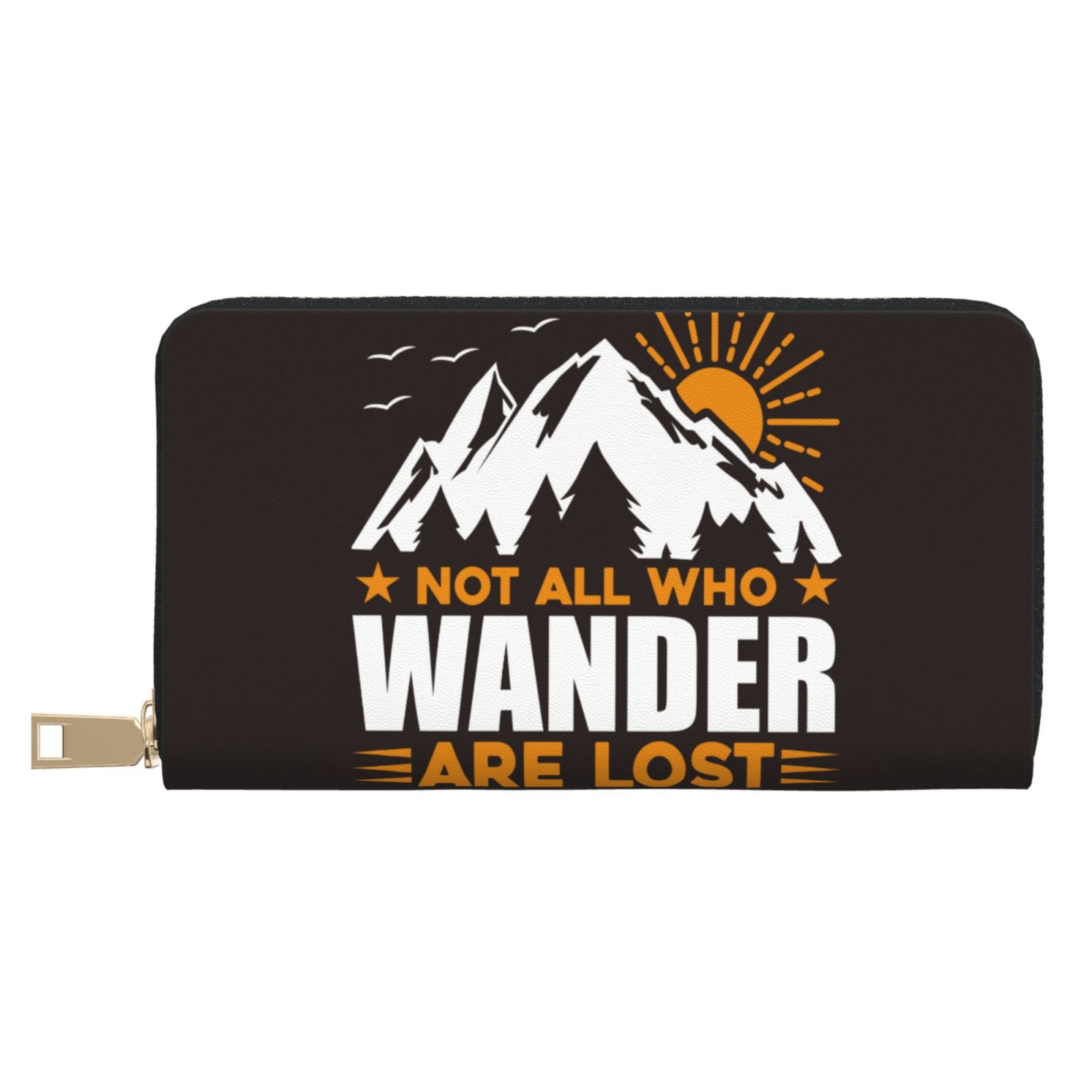 Not All Who Wander Are Lost4 Wallet Women, Leather Bifold Multi Card ...
