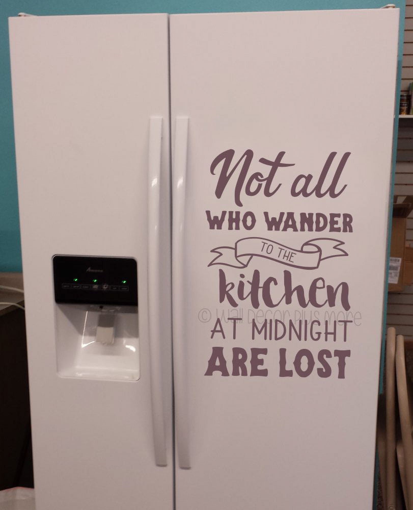 Not All Who Wander Kitchen Decor Vinyl Saying Wall Art Decal Quote ...