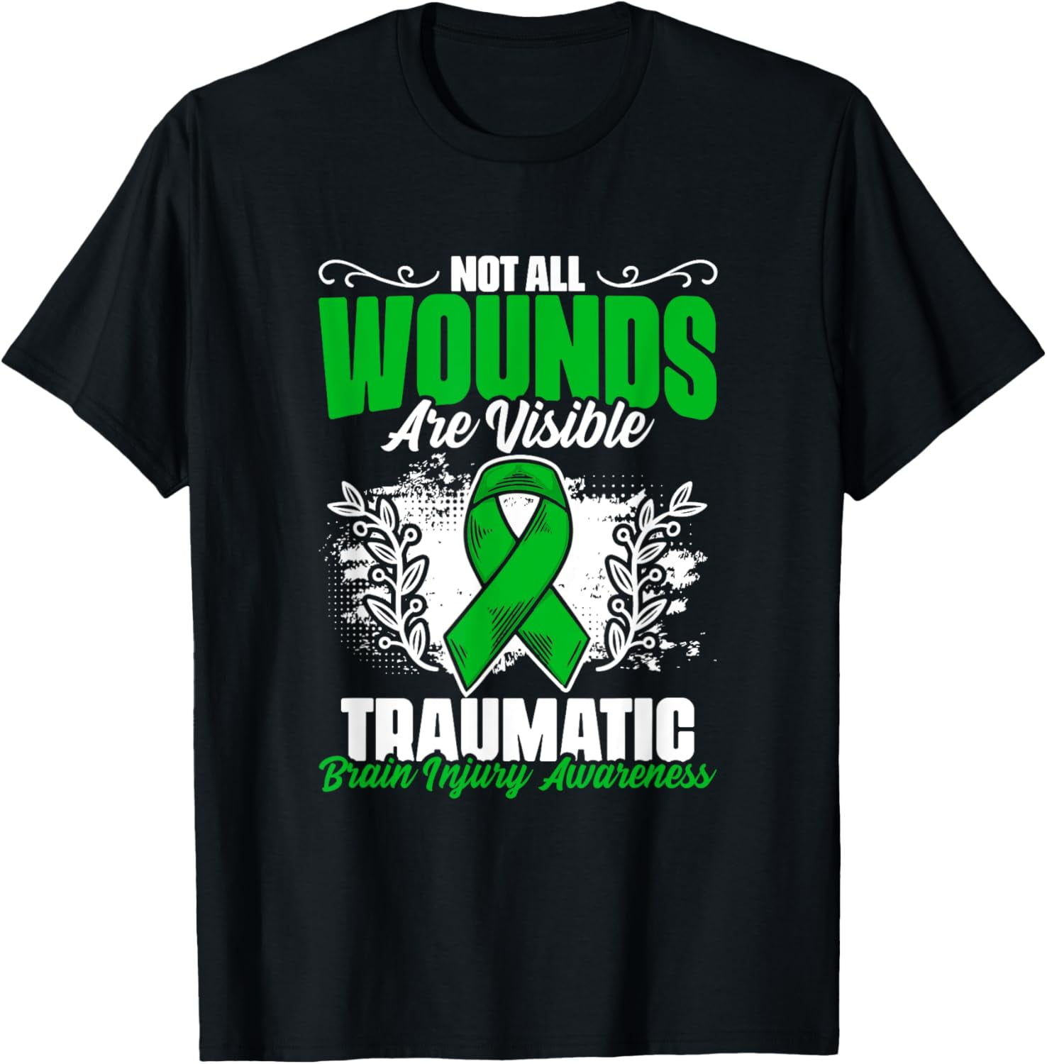 Not All Wounds Are Visible Traumatic Brain Injury TBI T-Shirt - Walmart.com