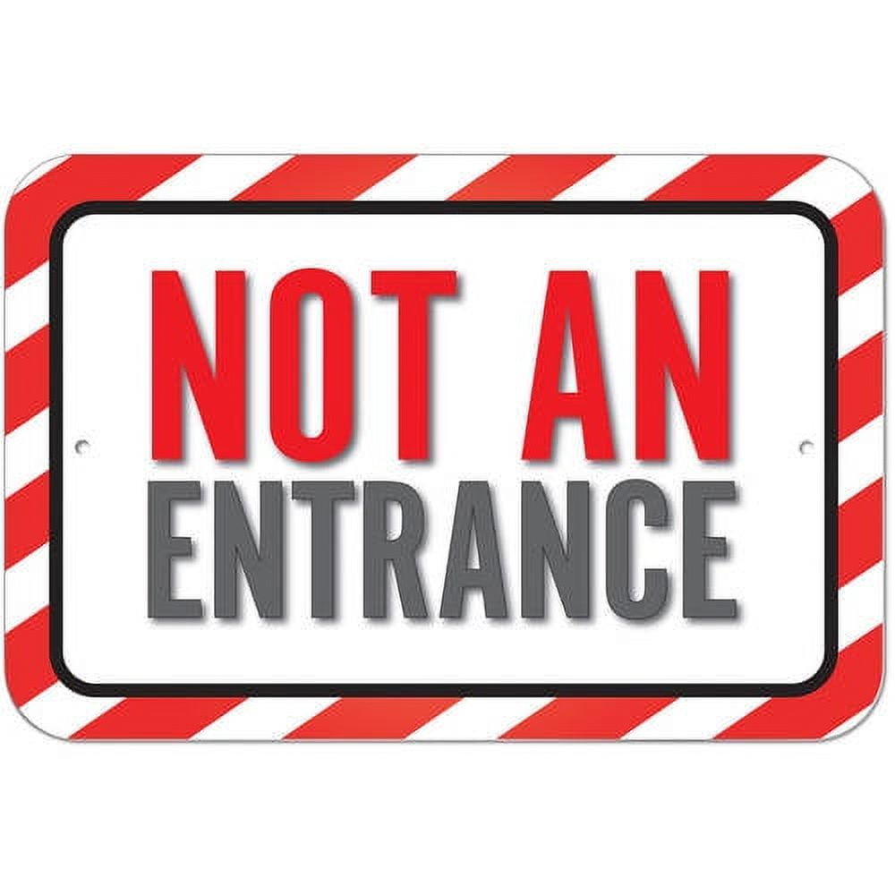 Not An Entrance Sign - Walmart.com
