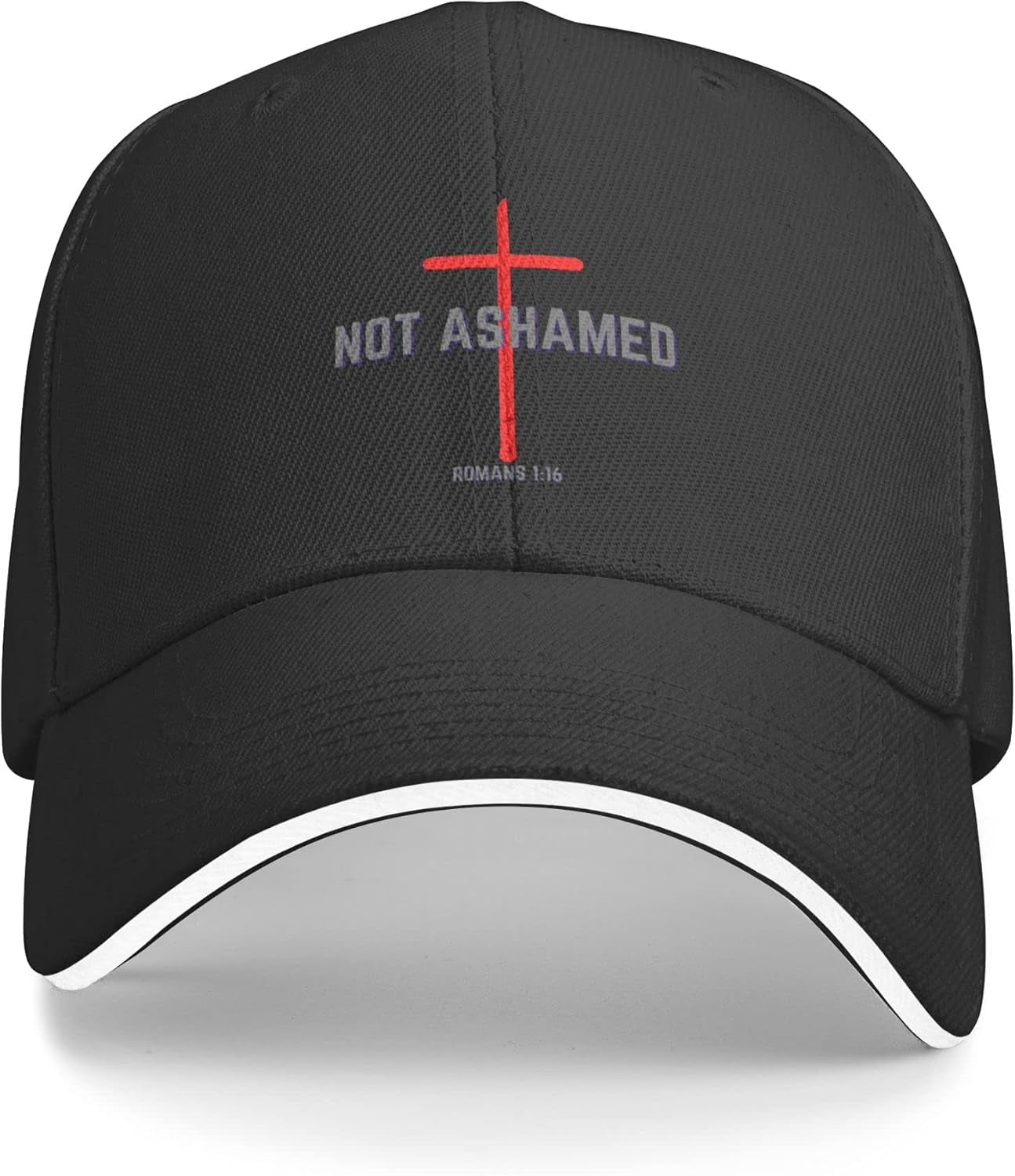 Not Ashamed Hat Not Ashamed Romans 1:16 Christian Hat Cross Jesus Hat ...