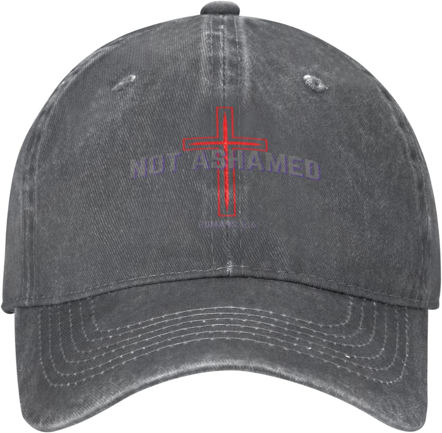 Not Ashamed Hat Not Ashamed Romans 1:16 Christian Hat Jesus Cross Hat ...