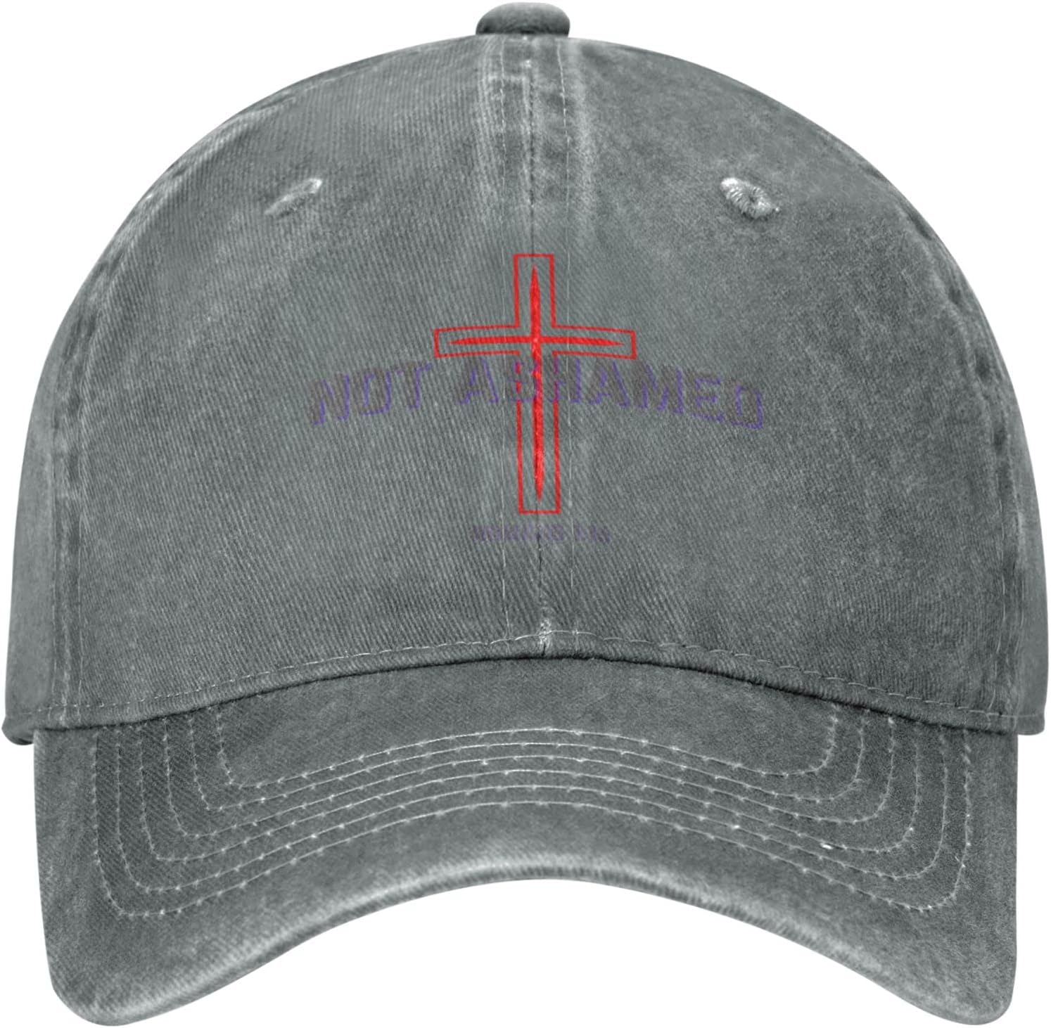 Not Ashamed Hat Not Ashamed Romans 1:16 Christian Hat Jesus Cross Hat ...