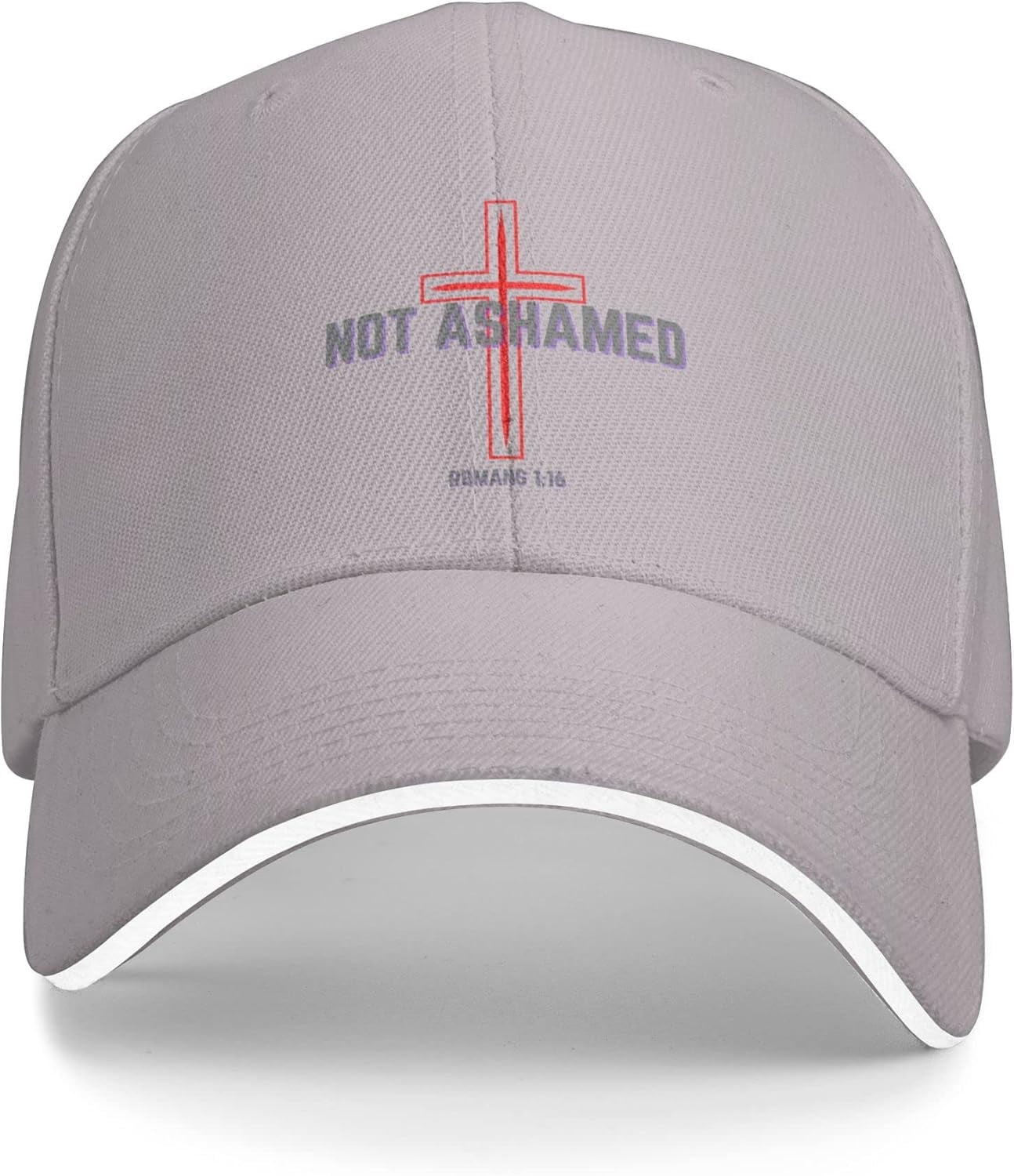 Not Ashamed Hat Not Ashamed Romans 1:16 Christian Hat Jesus Cross Hat ...