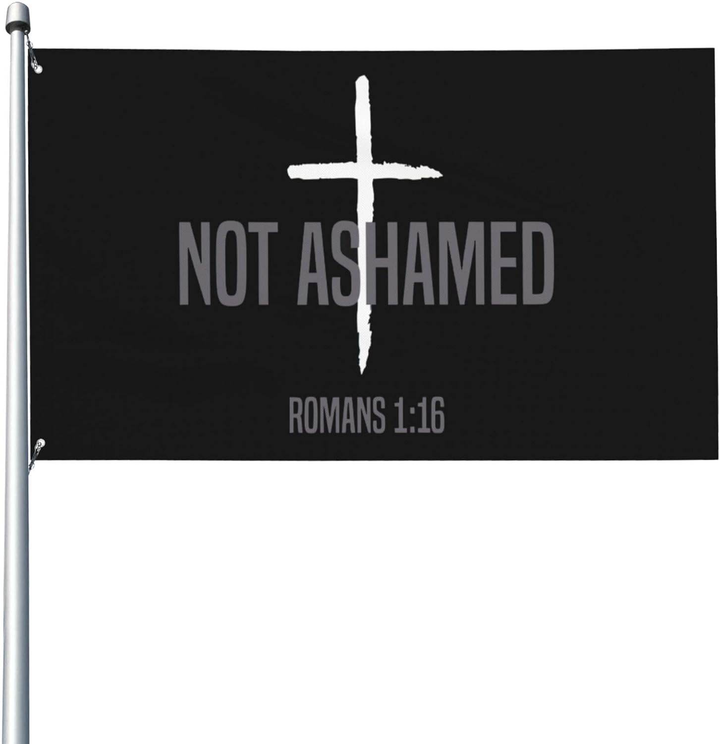 Not Ashamed Romans 1_16 Christian Flags Garden Home Flag House Flags ...