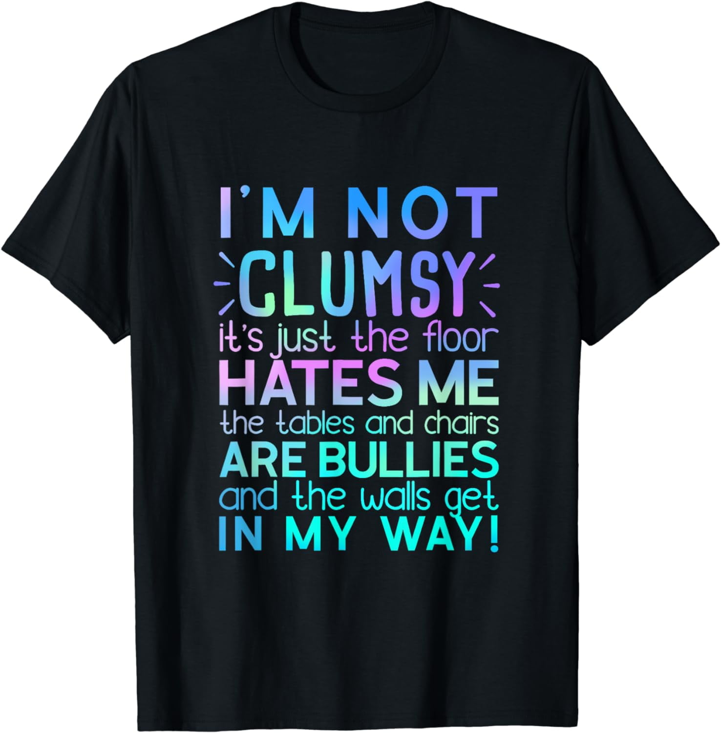 Not Clumsy T Shirt Funny People saying.jpg - Walmart.com
