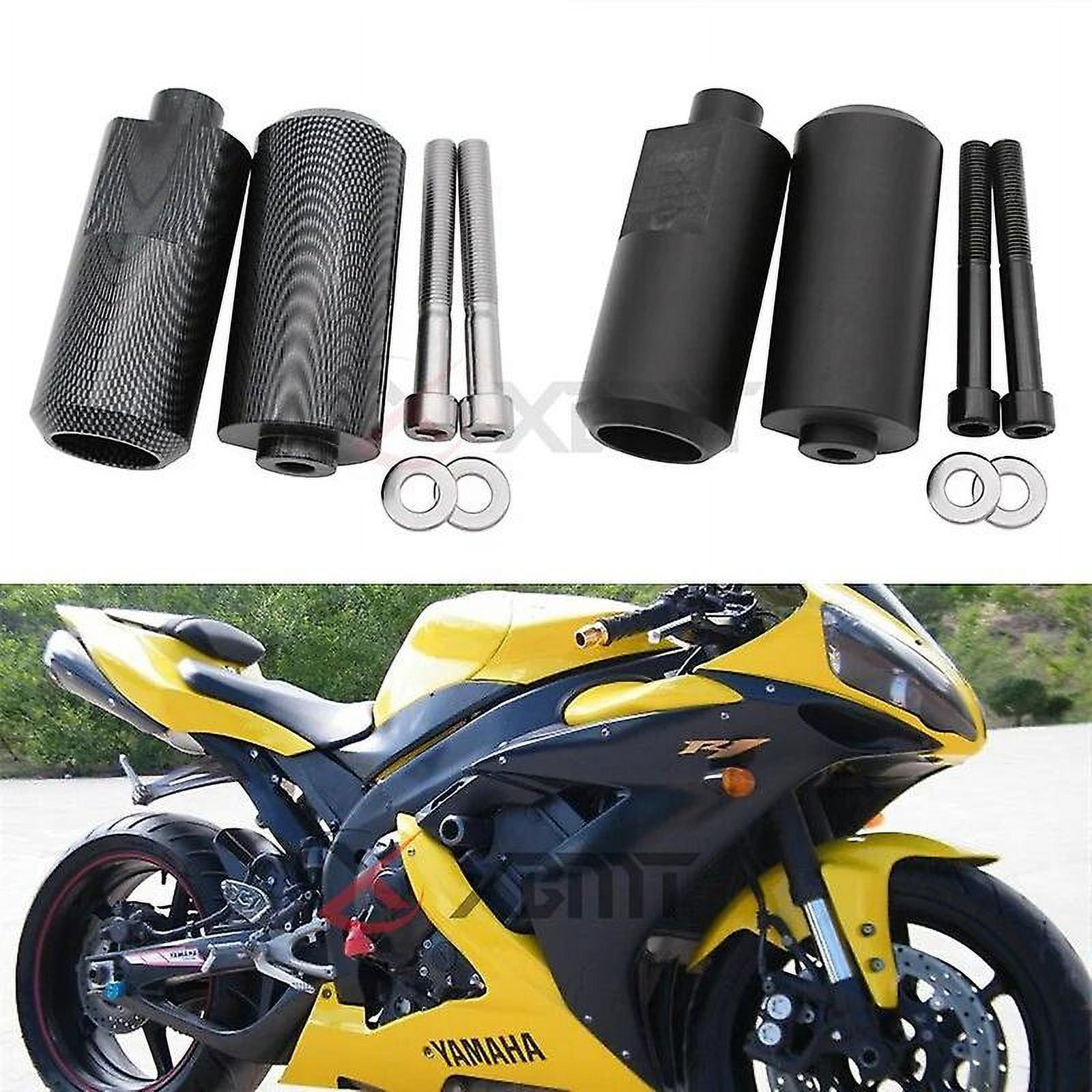 Not Cut Motorcycle Frame Sliders Crash Falling Protection For Yamaha ...