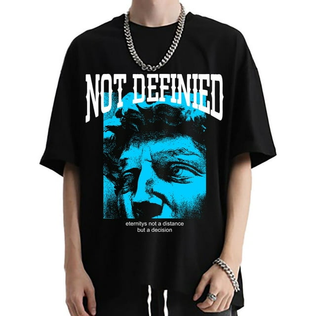 Not Defined Oversized T-Shirt, Faith Inspired Bold Urban Streetwear Tee ...