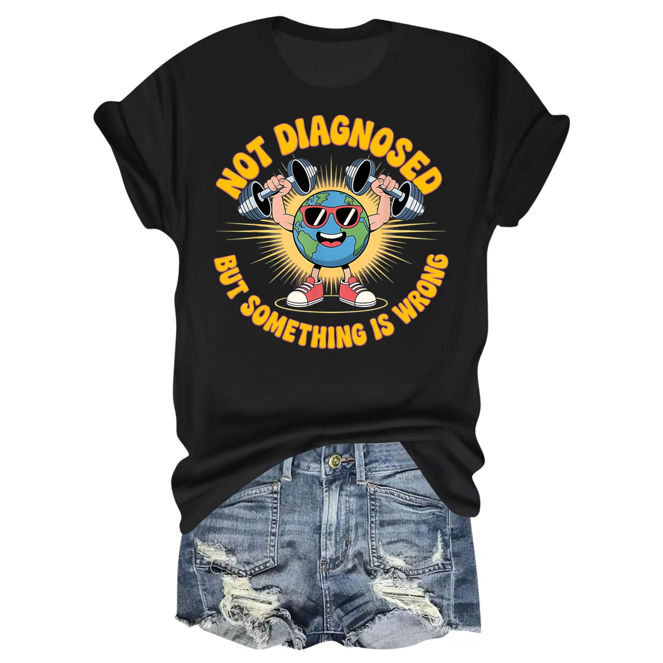 Not Diagnosed But Something Is Wrong T-Shirt – Mental Health Awareness ...