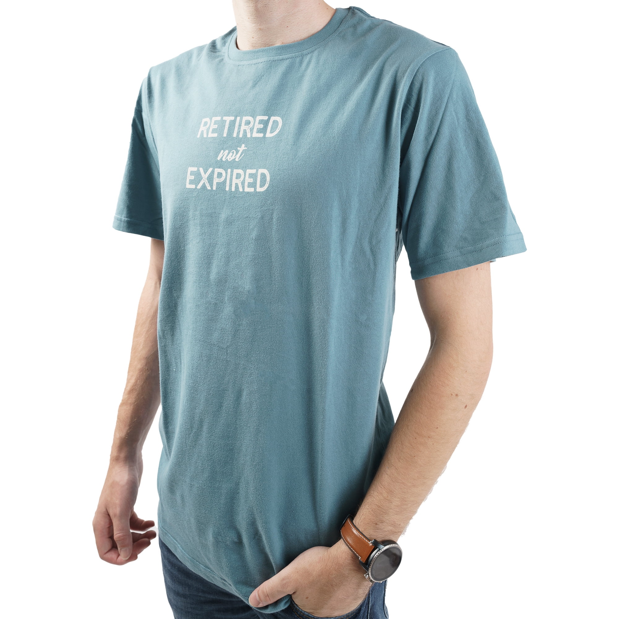 Pavilion Gift Company - Not Expired - Medium Steel Blue Unisex T-Shirt ...