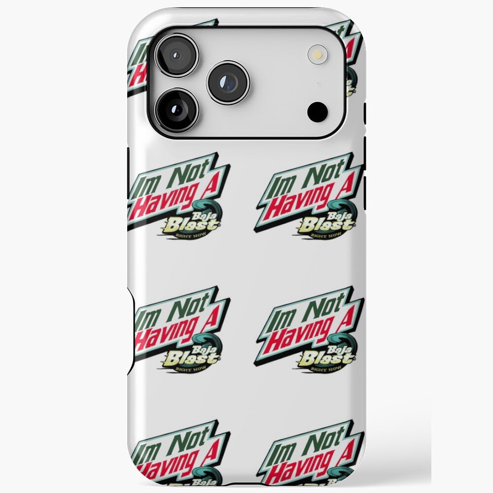 Not Having a Blast Right Now Funny Mood iPhone Case 17 11 12 13 14 15 ...