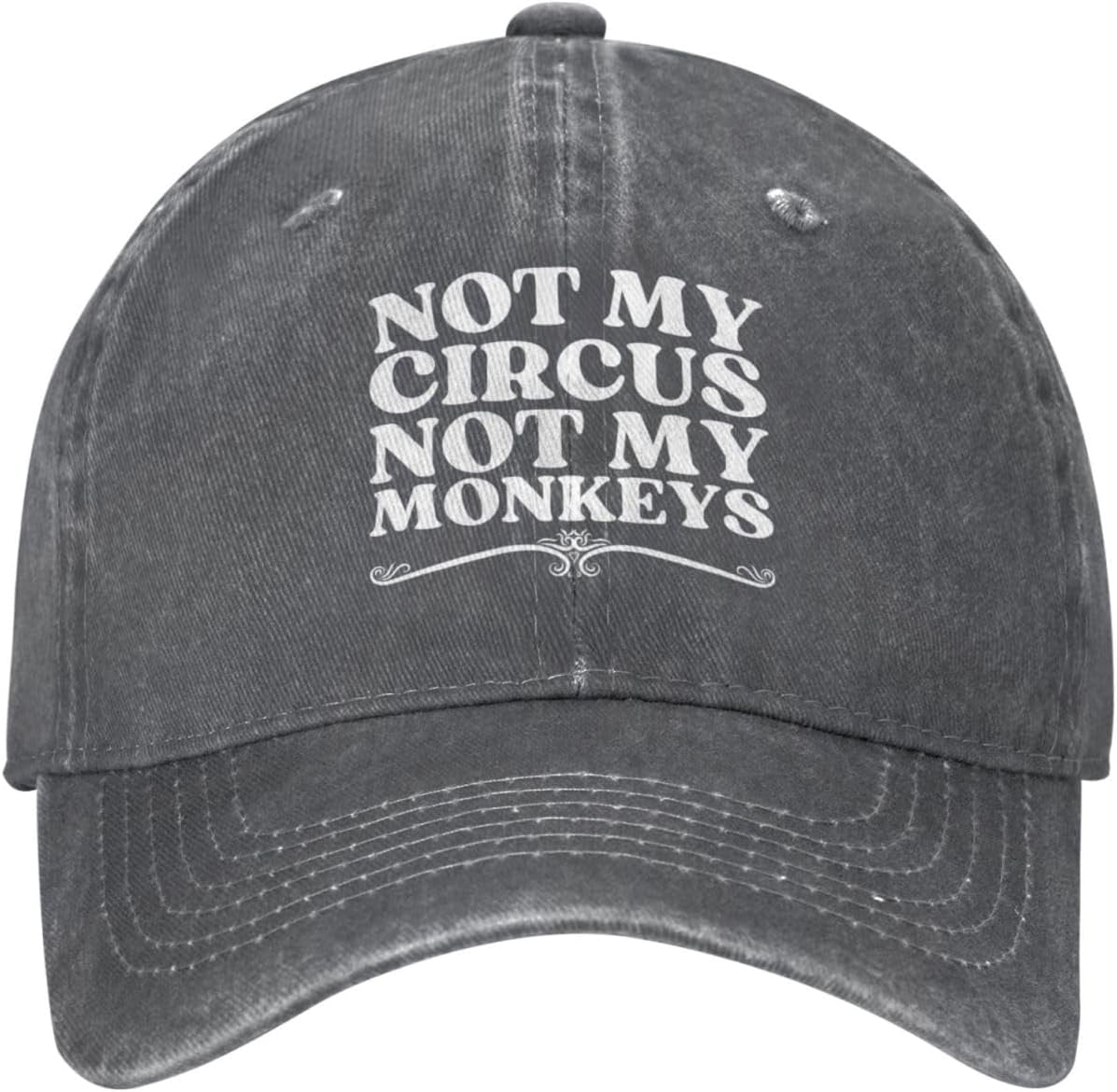 Not My Circus Not My Monkeys Hat for Men Women Circus Monkey Baseball ...