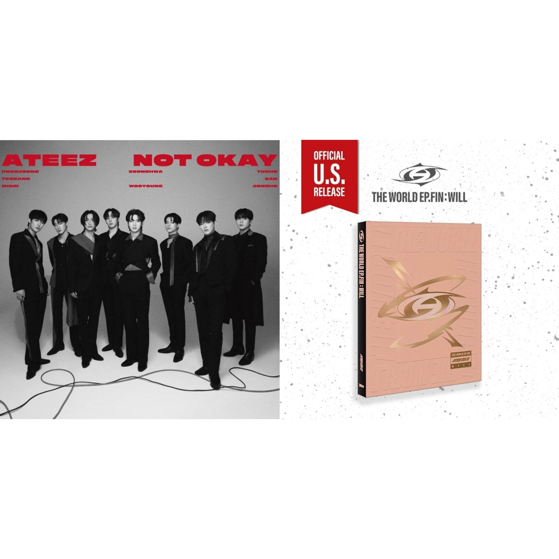 Not Okay(Limited Edition B) & World Ep.Fin : Will - (A Ver.) (Us Basic ...