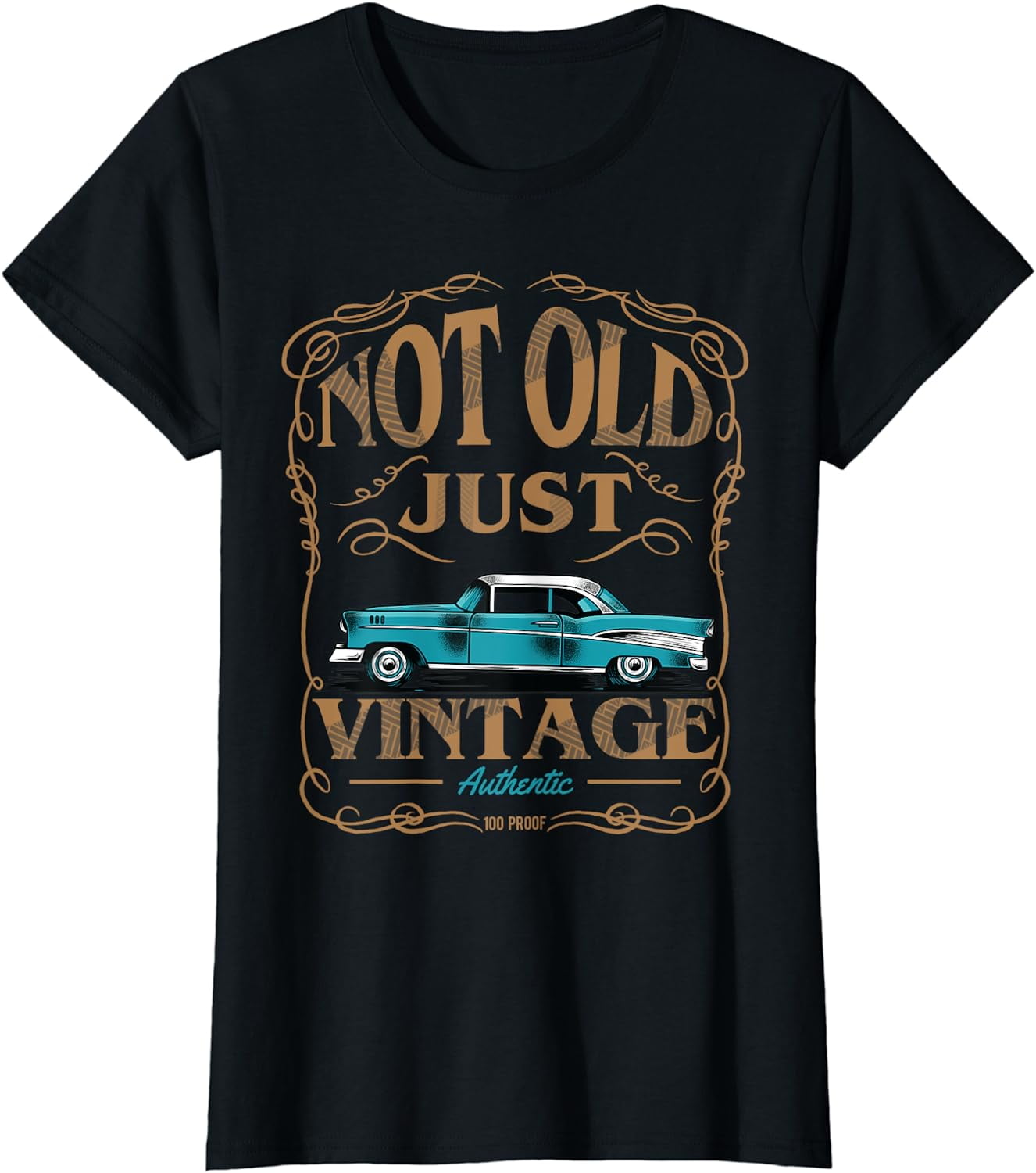 Not Old Just Vintage American Classic Car Birthday Tshirt - Walmart.com