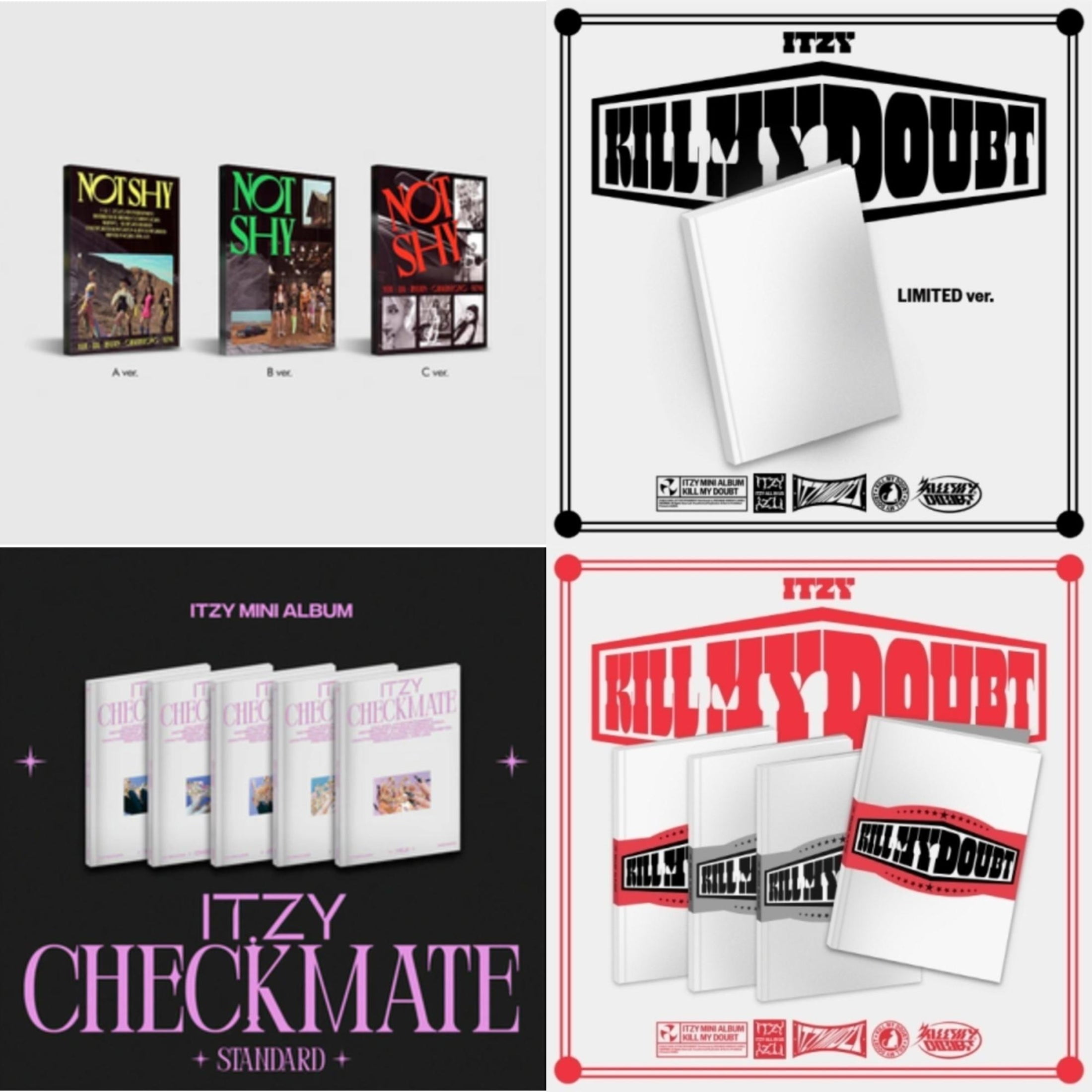 Not Shy & Kill My Doubt (Limited Edition) & Checkmate (Standard Edition ...