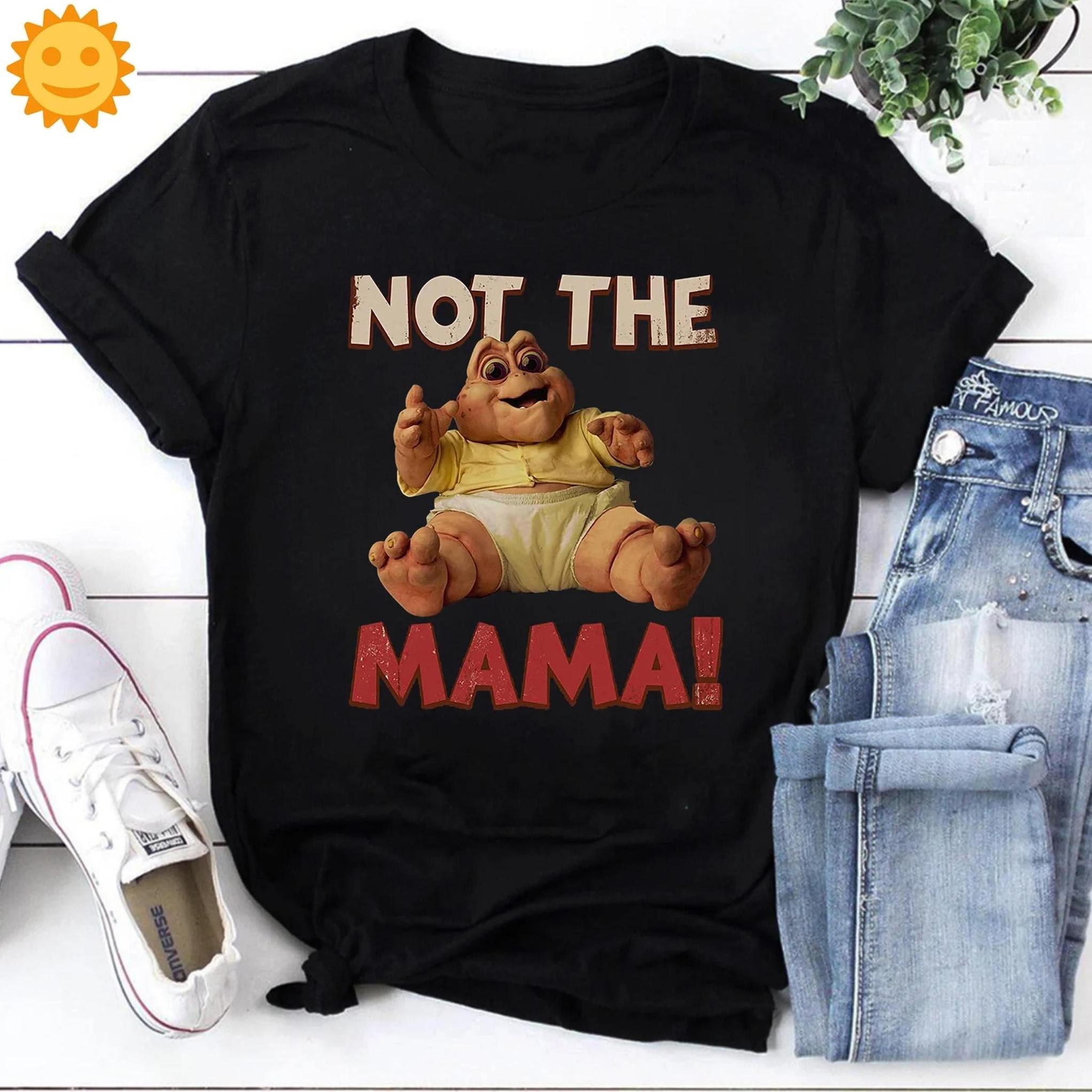 Not The Mama Baby Dinosaur Vintage T-Shirt, Baby Sinclair Shirt ...