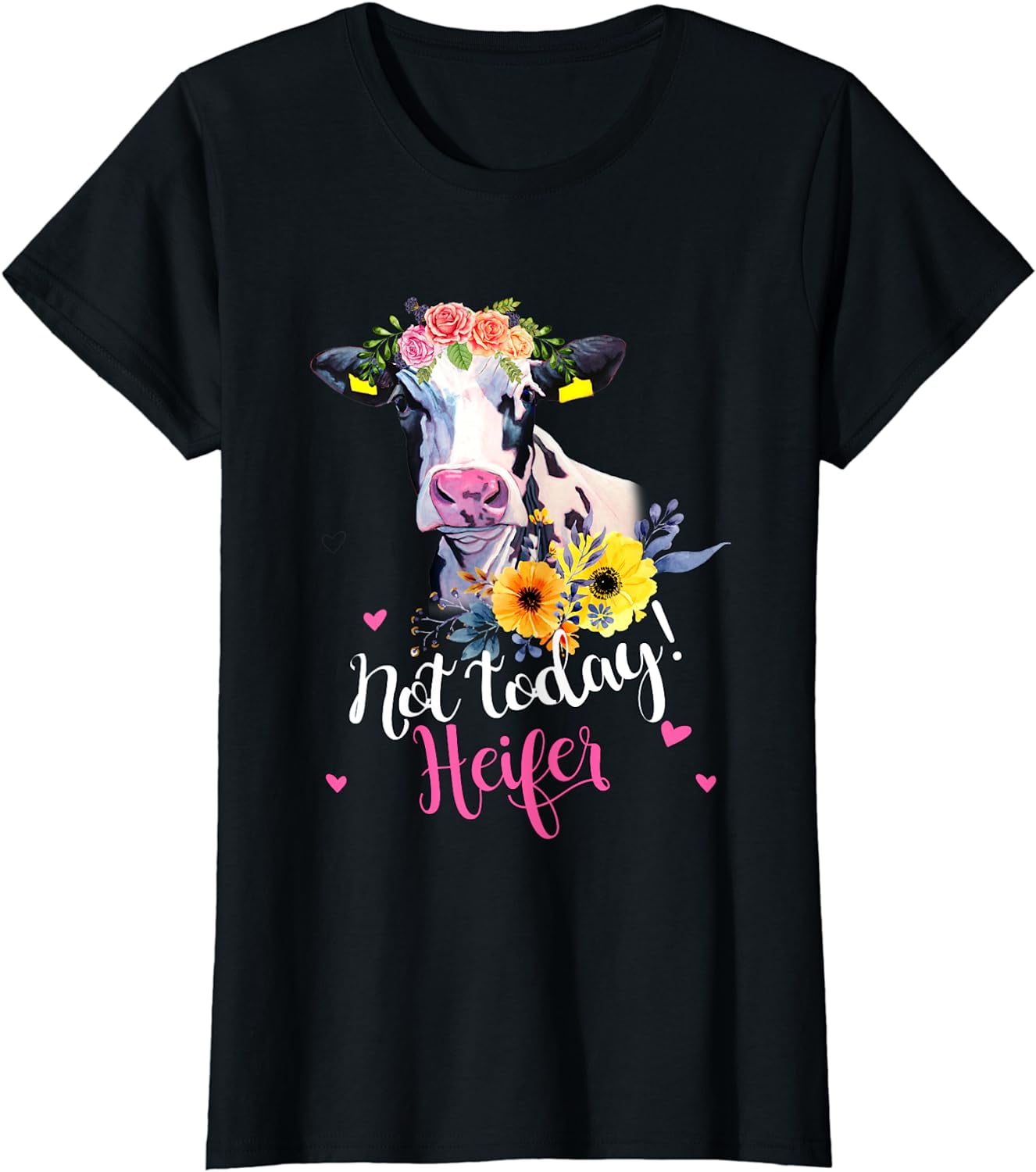 Not Today Heifer Farmer Women Not Today Heifer T-Shirt - Walmart.com