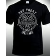 Not Today Jesus Baphomet Satanic T Shirt