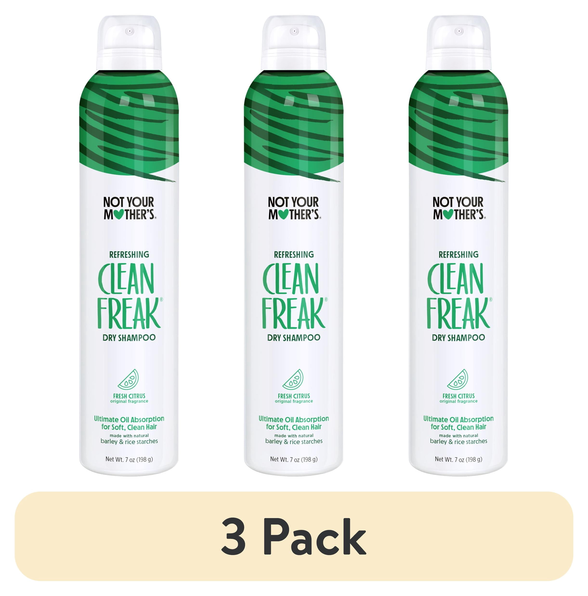 (3 pack) Not Your Mother's Clean Freak Refreshing Dry Shampoo, 7 oz ...