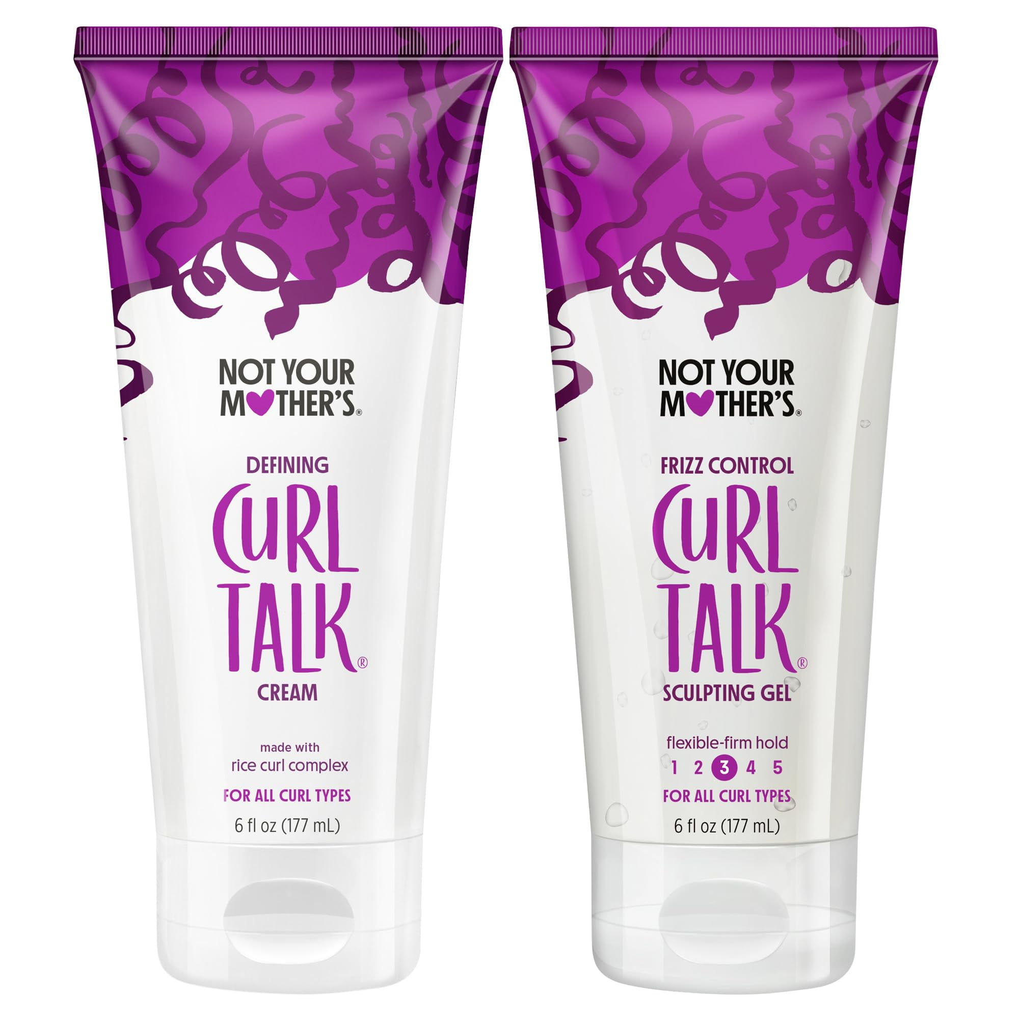 Not Your Mother's Curl Talk Curl Cream + Curl Styling Gel Set - 6 Oz (1 ...