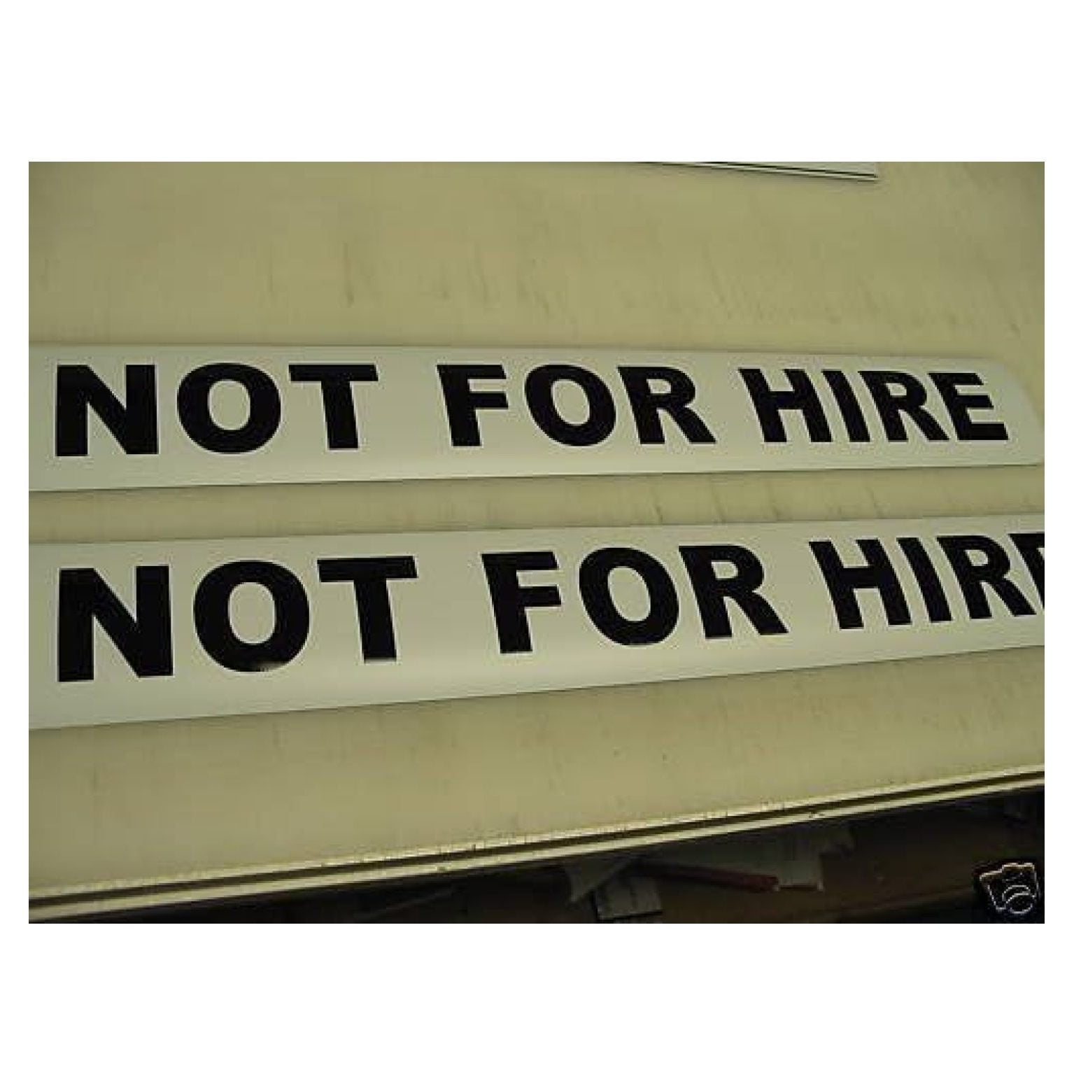 Not for Hire Magnetic Signs to fit Car, Tow Truck, Van us dot Approved ...