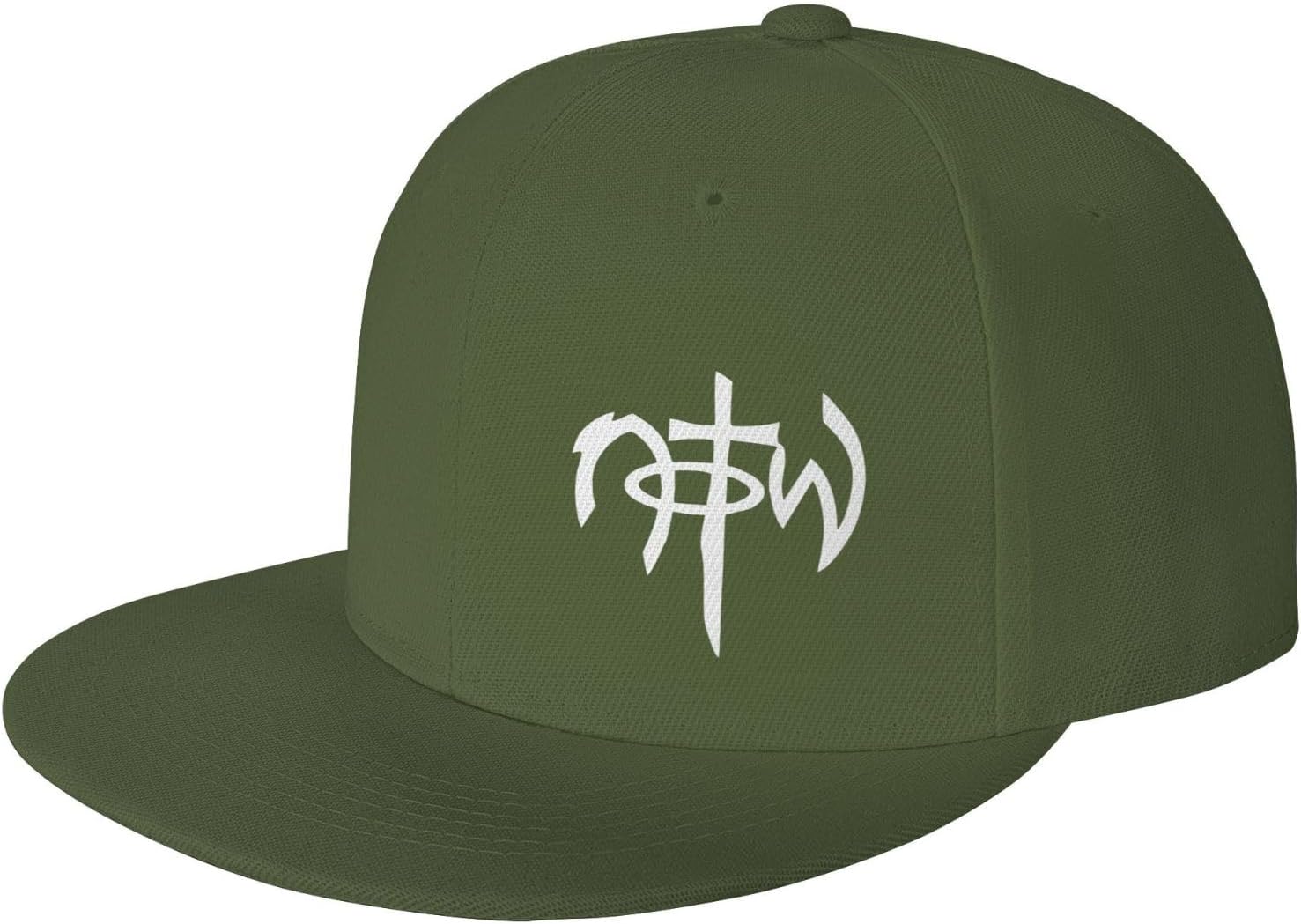 Not of This World Christian Jesus Flat Brim Hat Classic Fashion Trucker ...
