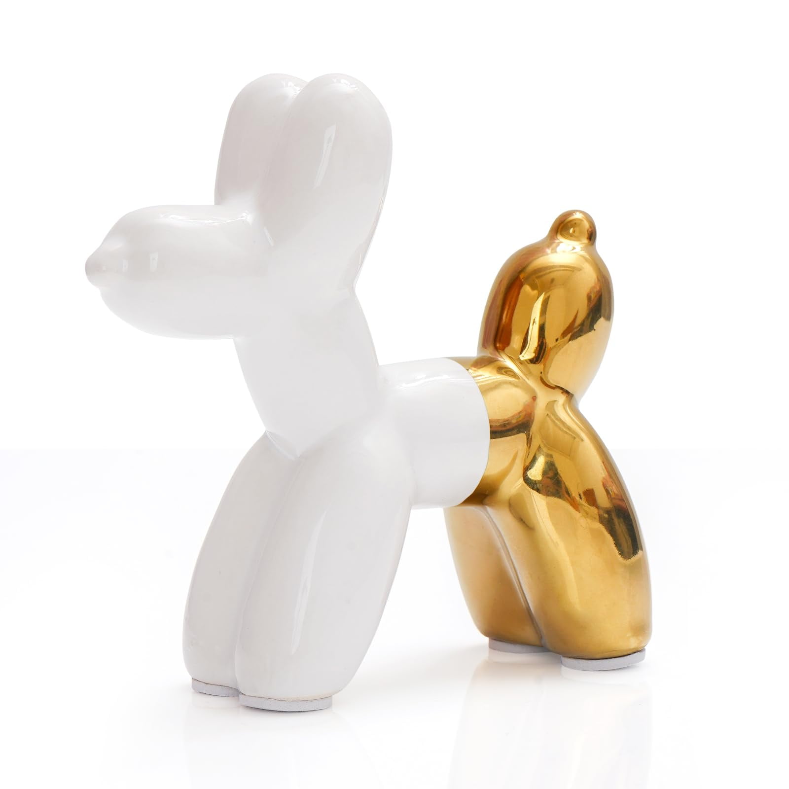 Notakia Cute Ceramics Balloon Dog Statue FST1 Crafts Living Room ...