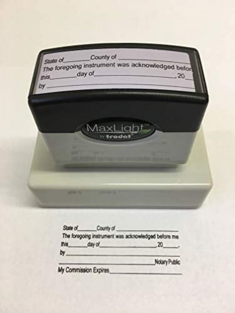 Notary Acknowledgement Stamp - Walmart.com