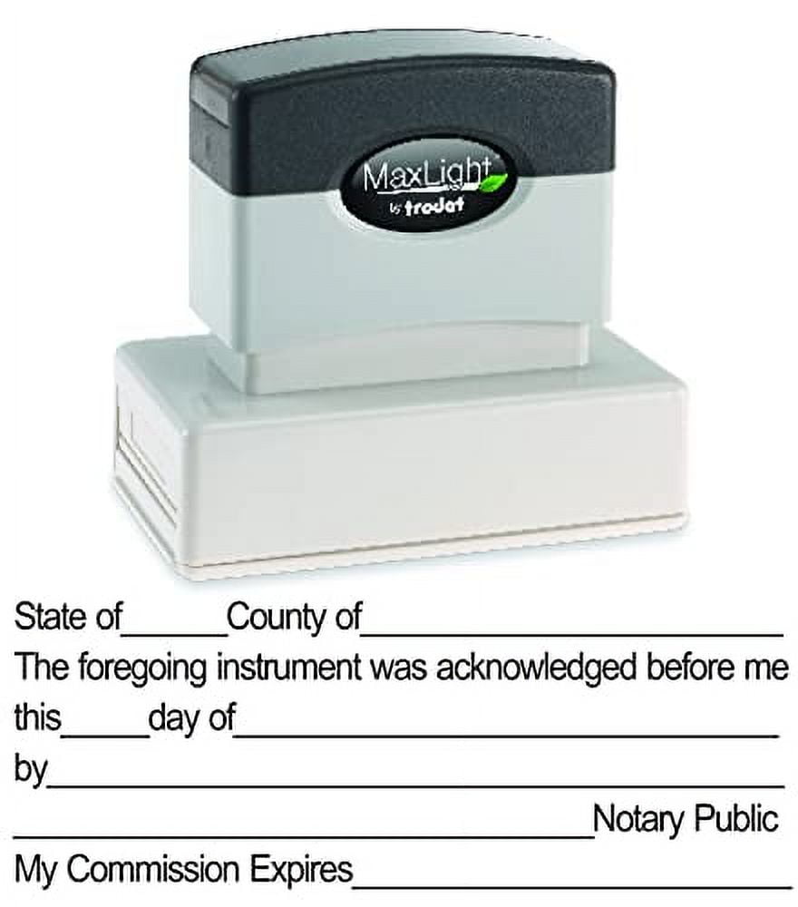 Notary Acknowledgement Stamp - Walmart.com