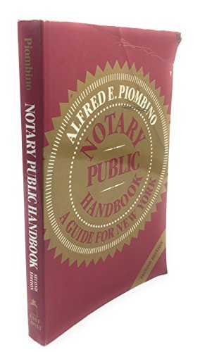 Pre-Owned Notary public handbook Paperback - Walmart.com