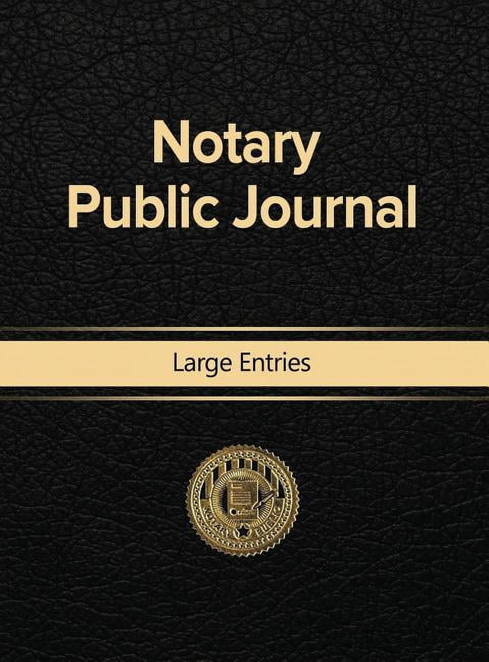 Notary Public Journal Large Entries (Hardcover) - Walmart.com