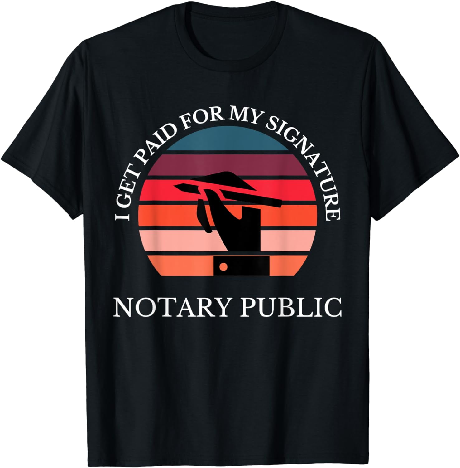 Notary Public Tops - Retro Designs T-Shirt - Walmart.com