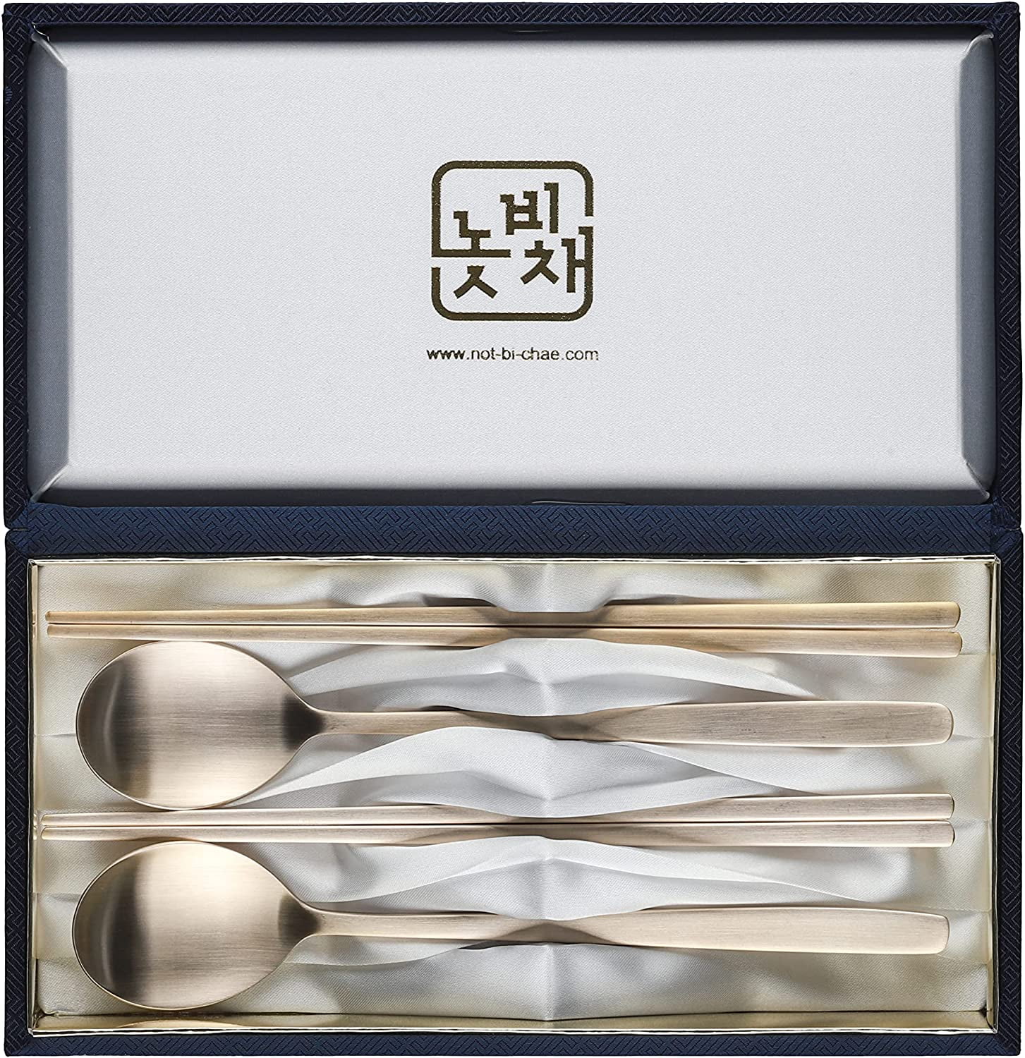 Notbichae, Korean Traditional Handmade Bronzeware Cutlery Spoon ...