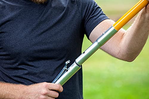 Notch 12’ Pole Saw Set with 15” Blade and Pruner Head, Yellow (40209 ...