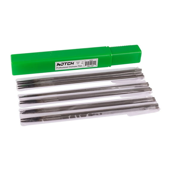 Notch 3/16” Chainsaw Files (Box of 12) - Walmart.com