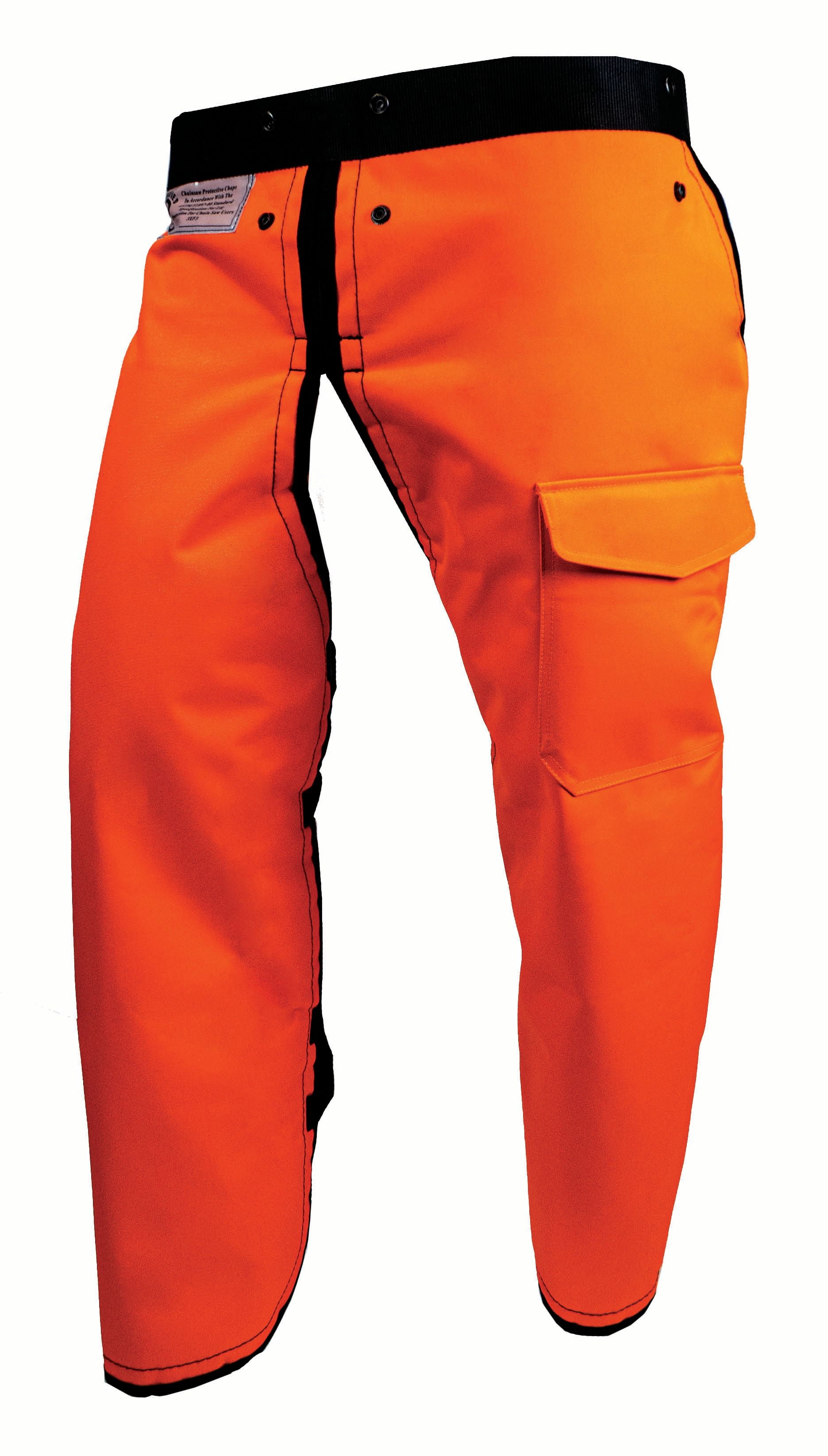 Notch Apron Style Chainsaw Safety Pants, Large Size, High-Vis Orange ...