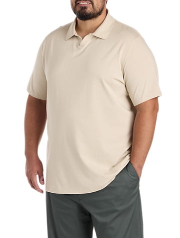 Notch-Collar Tech Polo Shirt Peyote 3XLT - Walmart.com