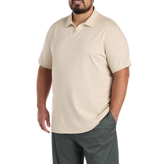 Notch-Collar Tech Polo Shirt Peyote 3XLT - Walmart.com