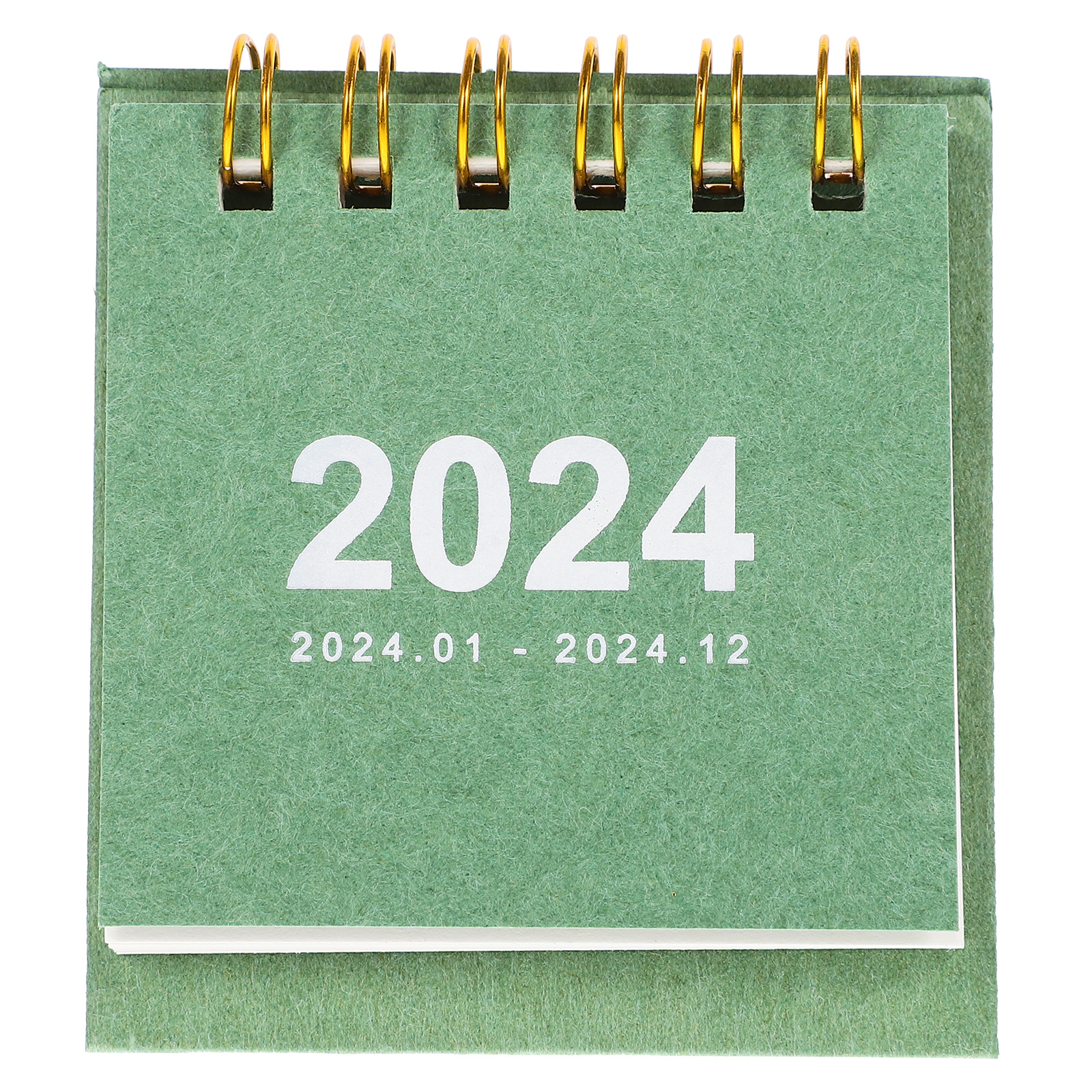 Note Calendar Decorative Desk Small Desktop 2024 Office Student Green ...
