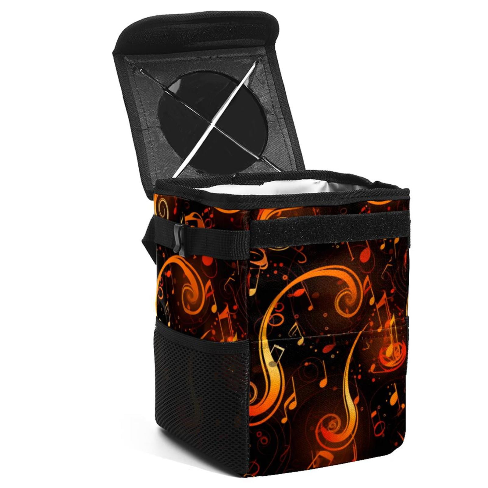 Note Car Trash Can: Foldable with Lid, Leak-Proof, Hanging Storage Bag ...
