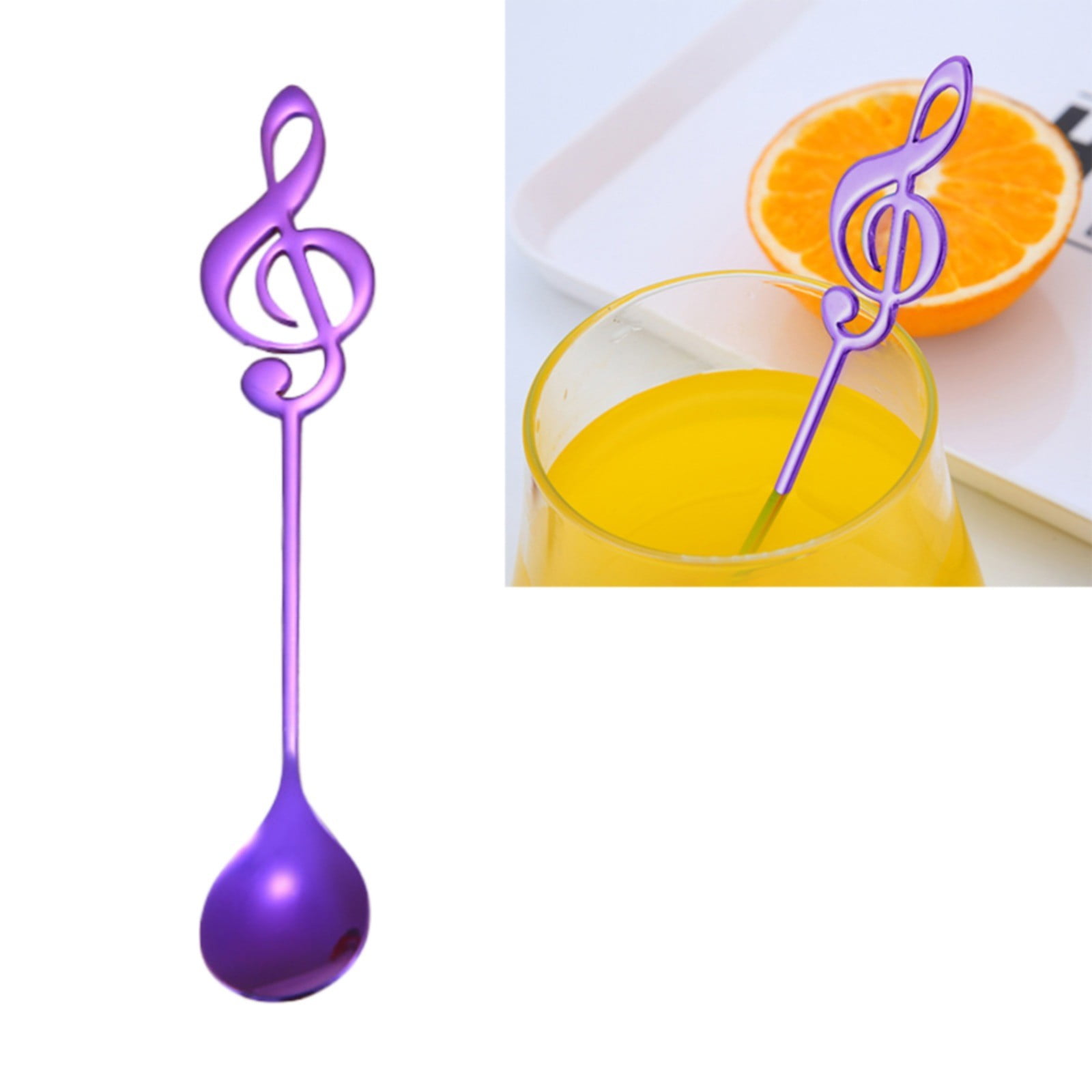 Note Coffee spoon Music Note Spoons Creative Cute Teaspoons Stainless ...