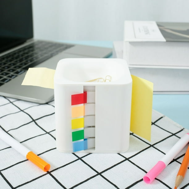 Note Dispenser Plastic Sticky Note Holder Desktop Sticky Note Pad ...