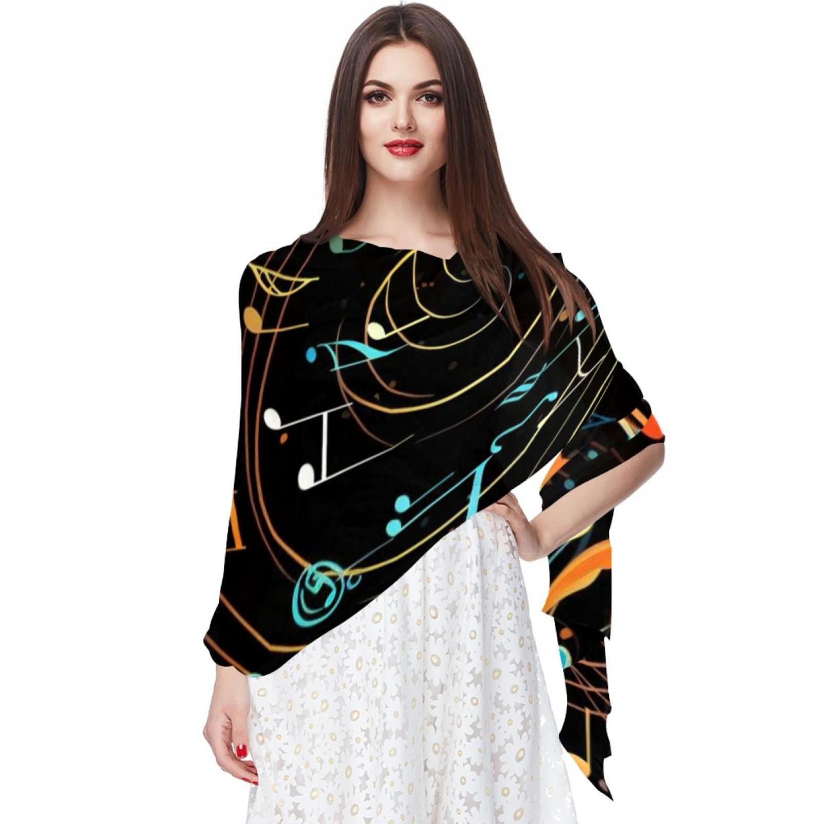 Note Elegant Translucent Chiffon Silk Scarf 180*73 - Light Breathable ...