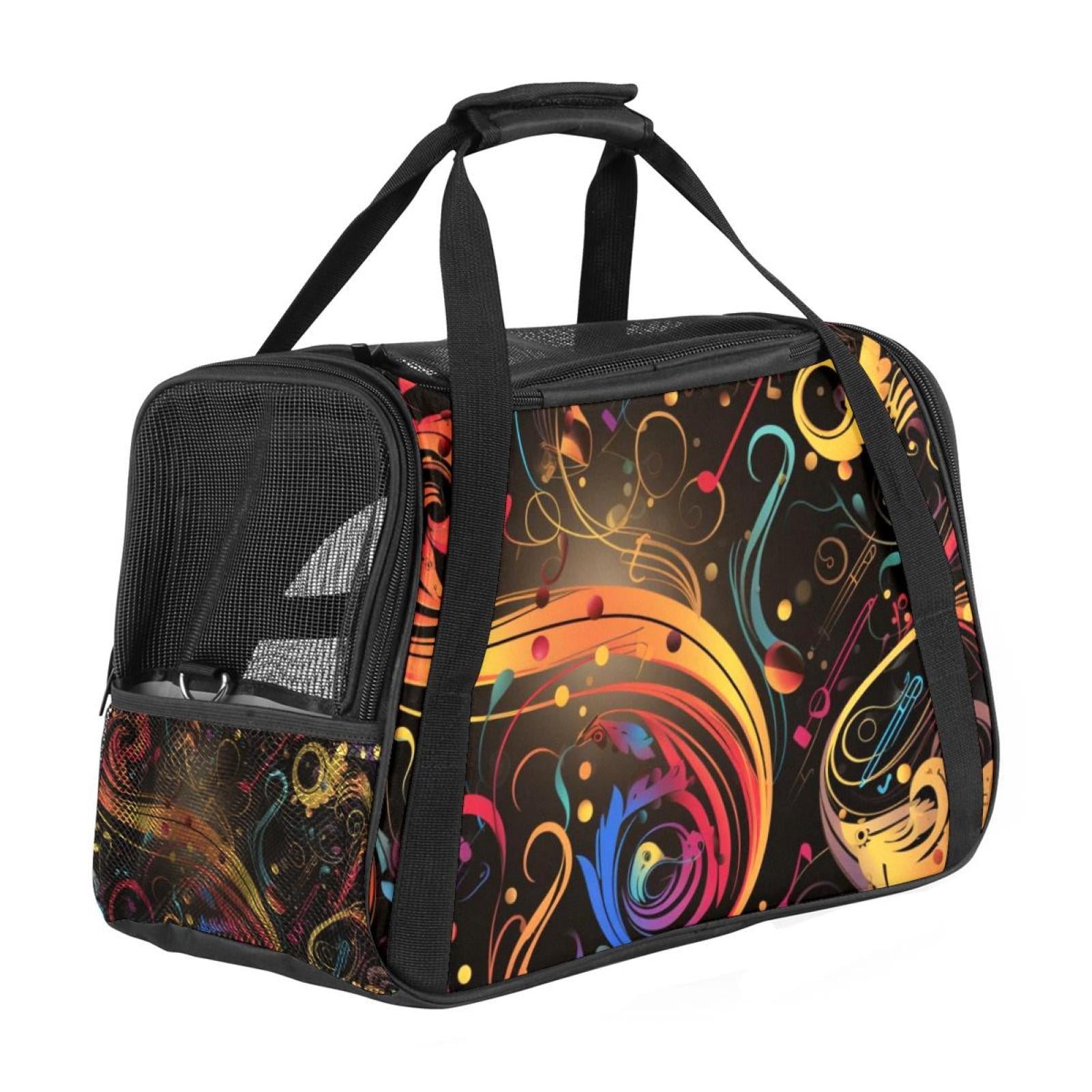 Note Fabric Dog Carrier - 17x10x11.8 in - Pet Bag with 900D Oxford ...